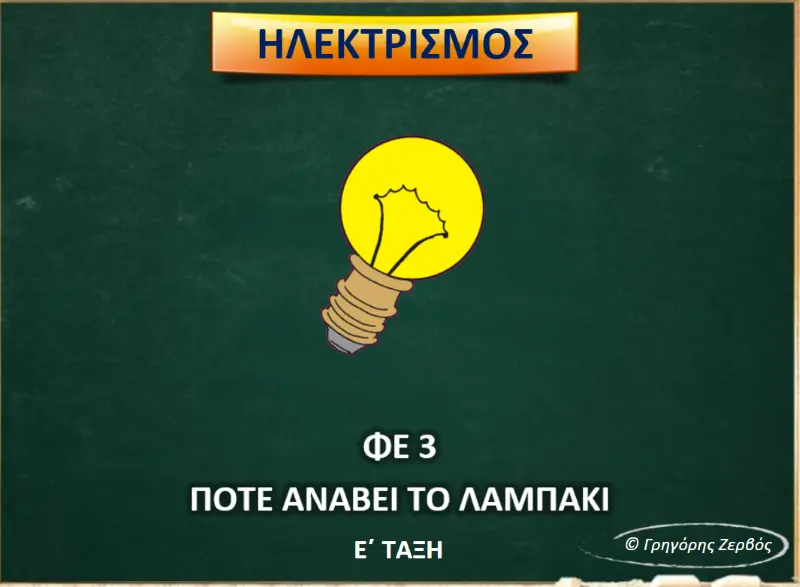 Ηλεκτρισμός – Η Τάξη του κ. Βασίλη